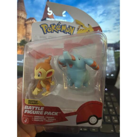 Jazwares | Toys | Pokemon Battle Figures 2 Pack Chimchar Phanpy | Poshmark